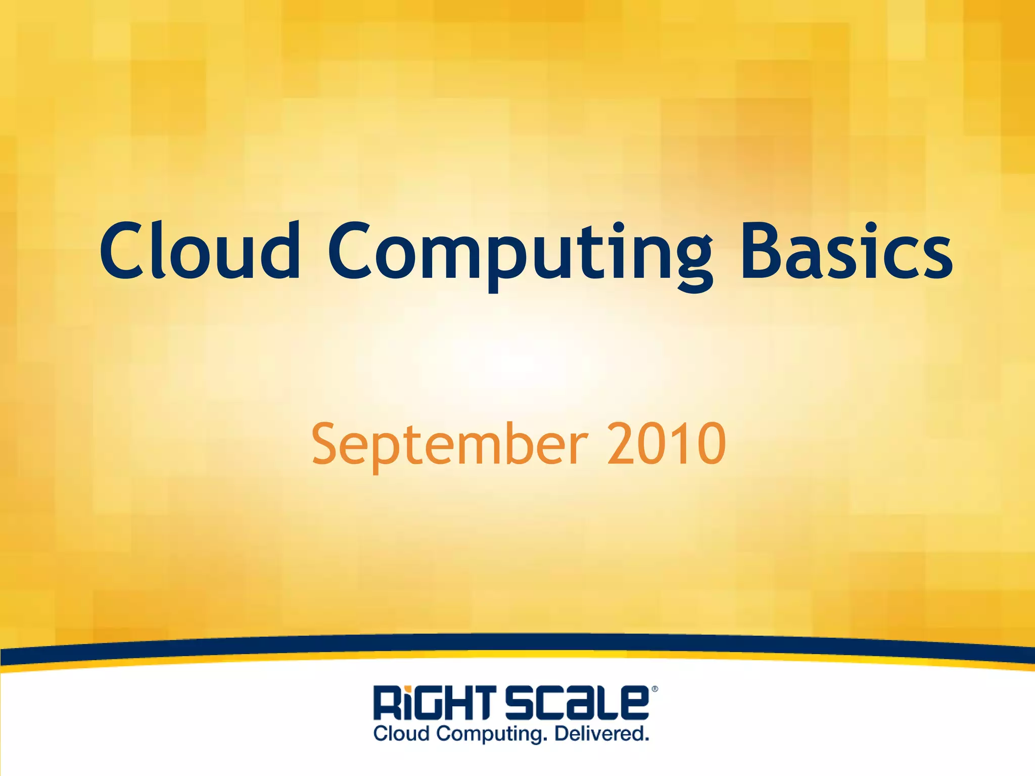 Cloud Computing Basics III | PPT