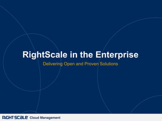 Right scale enterprise solution | PPT