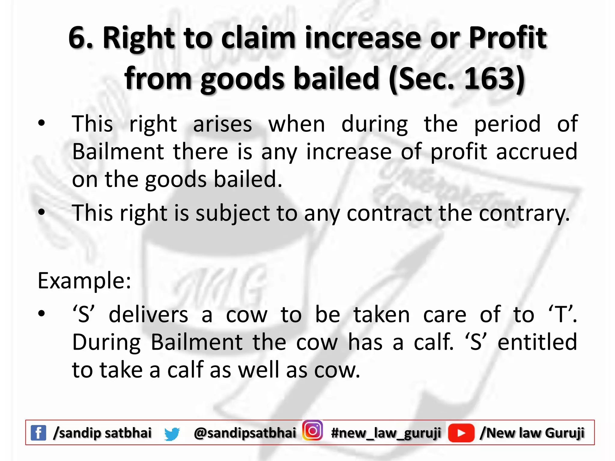 Rights and Duties of Bailor and Bailee | PPTX