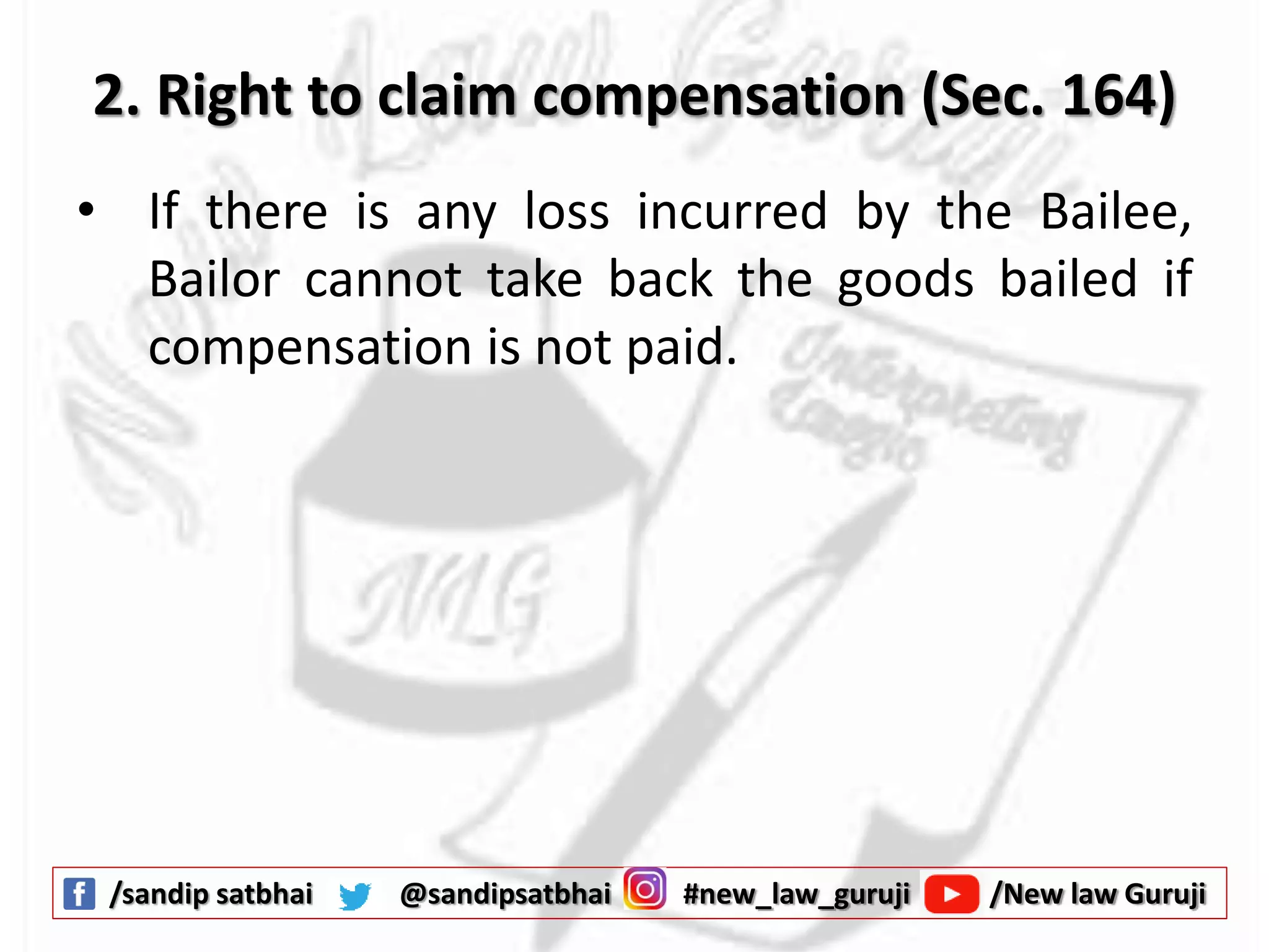 Rights and Duties of Bailor and Bailee | PPTX