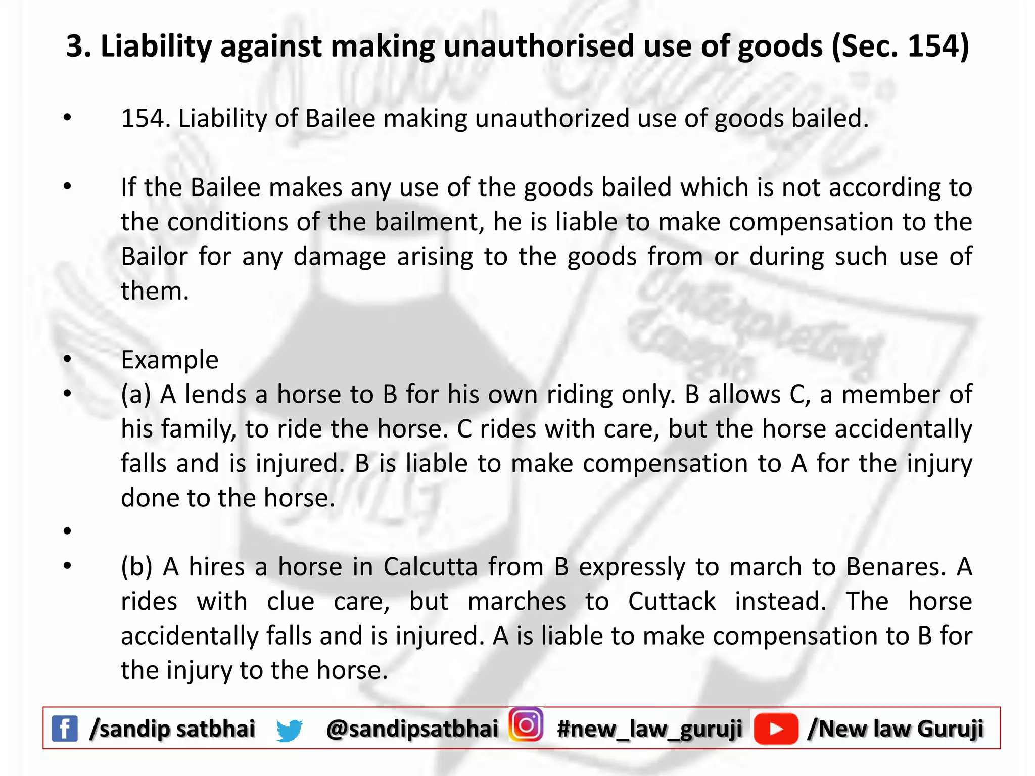 Rights and Duties of Bailor and Bailee | PPTX