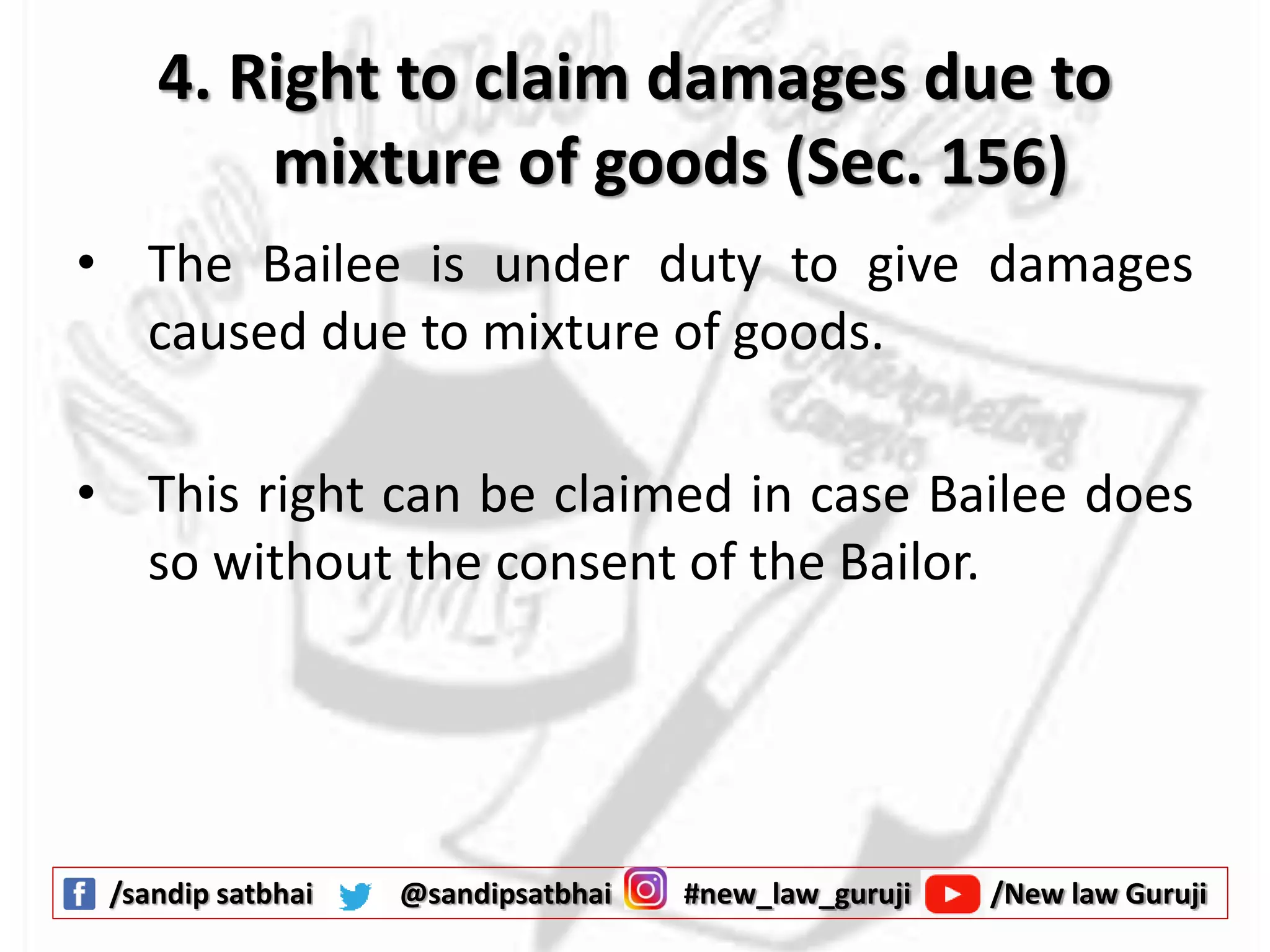 Rights and Duties of Bailor and Bailee | PPTX