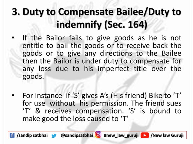 Rights and Duties of Bailor and Bailee | PPTX