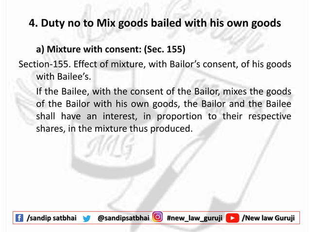 Rights and Duties of Bailor and Bailee | PPTX