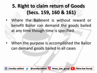 Rights and Duties of Bailor and Bailee | PPTX