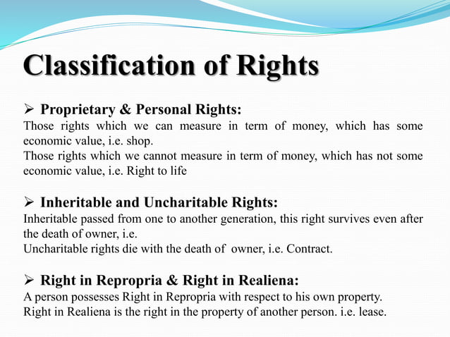 Rights and Duties, Law | PPTX