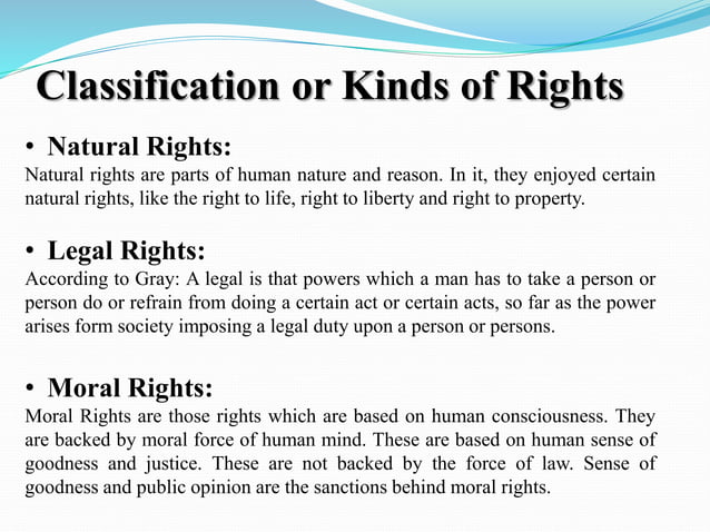 Rights and Duties, Law | PPTX