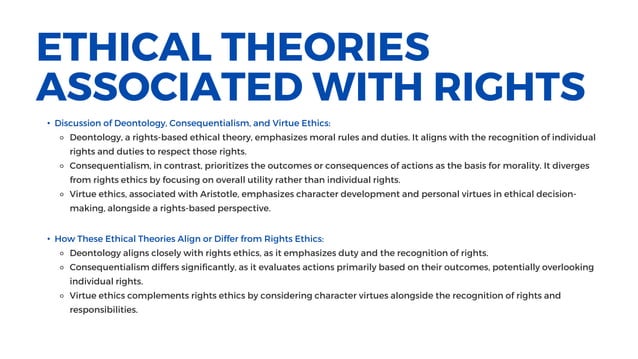 Exploring the Interplay of Rights Ethics and Duty Ethics | PPTX