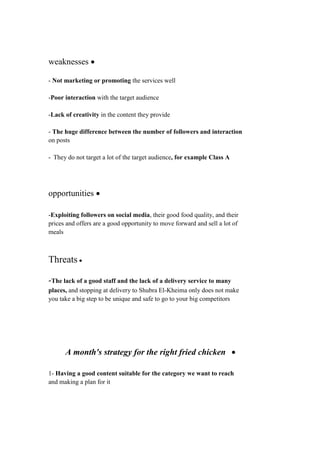 Rights fried chicken | PDF | Marketing and Advertising | Business