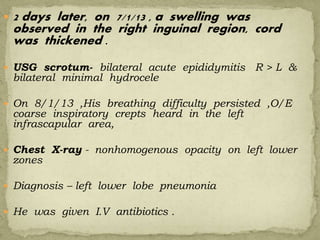 Right sided epididymoorchitis with rif abscess | PPT