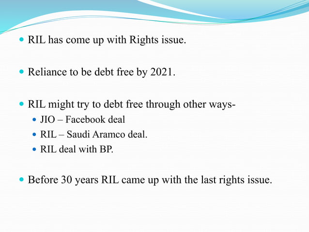 What is Rights Issue by a company? | PPT