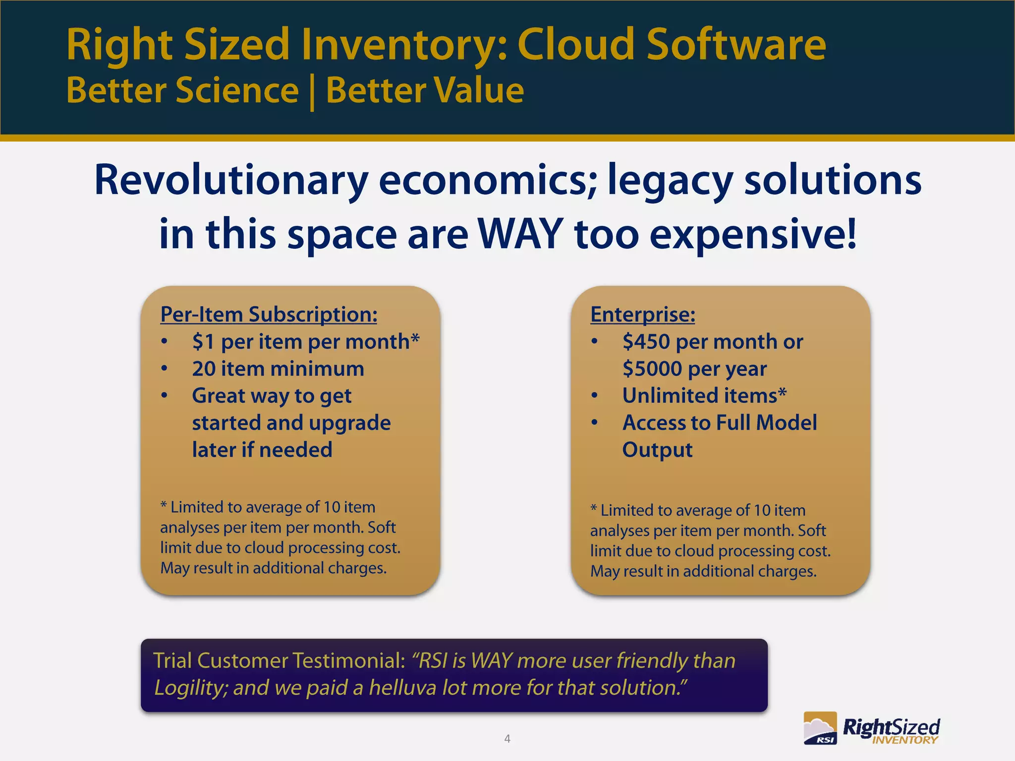Right sized inventory overview 2 h, 2014 | PDF