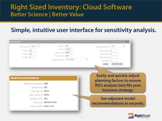 Right sized inventory overview 2 h, 2014 | PDF