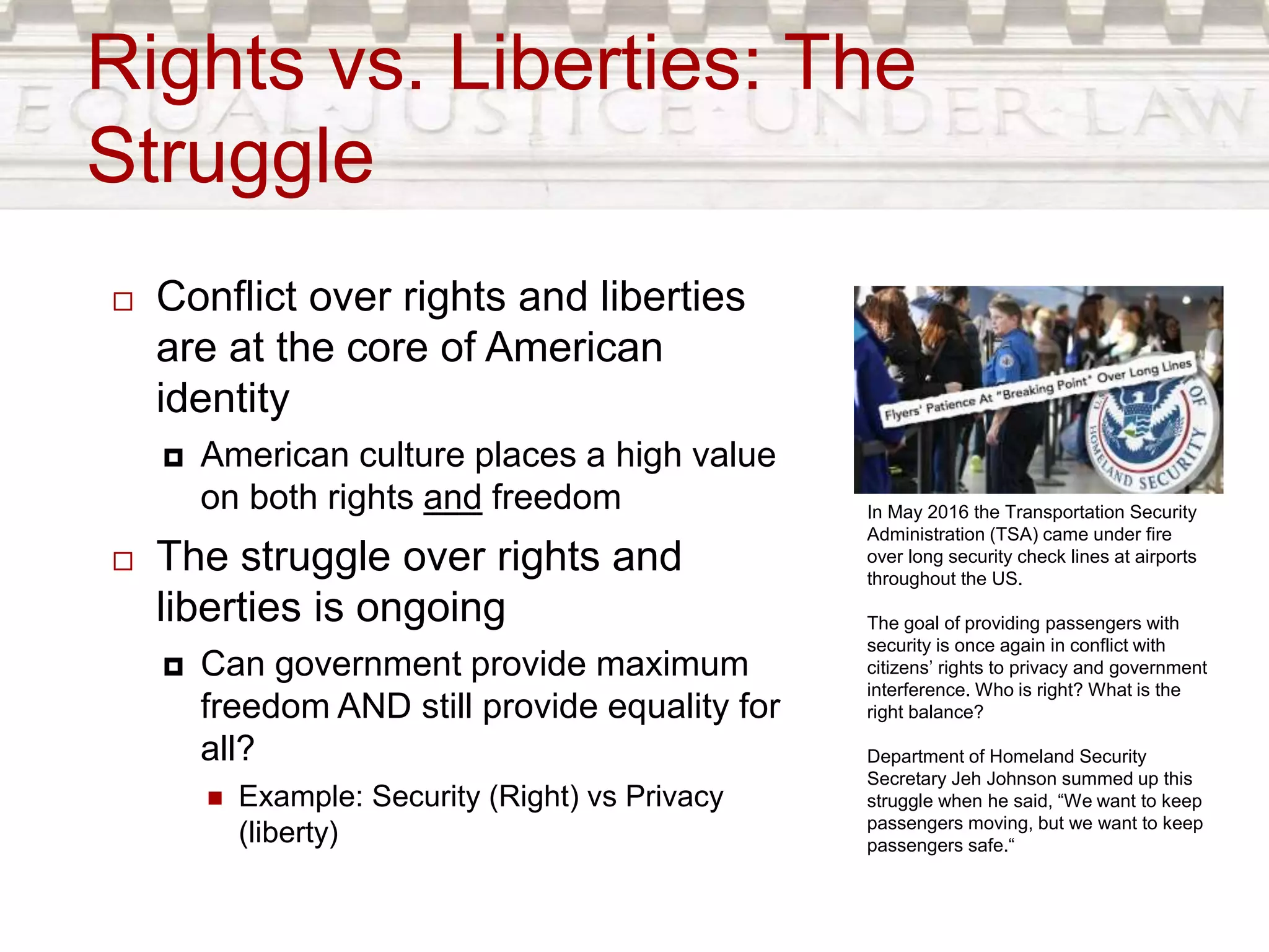 Rights liberties lecture | PPT