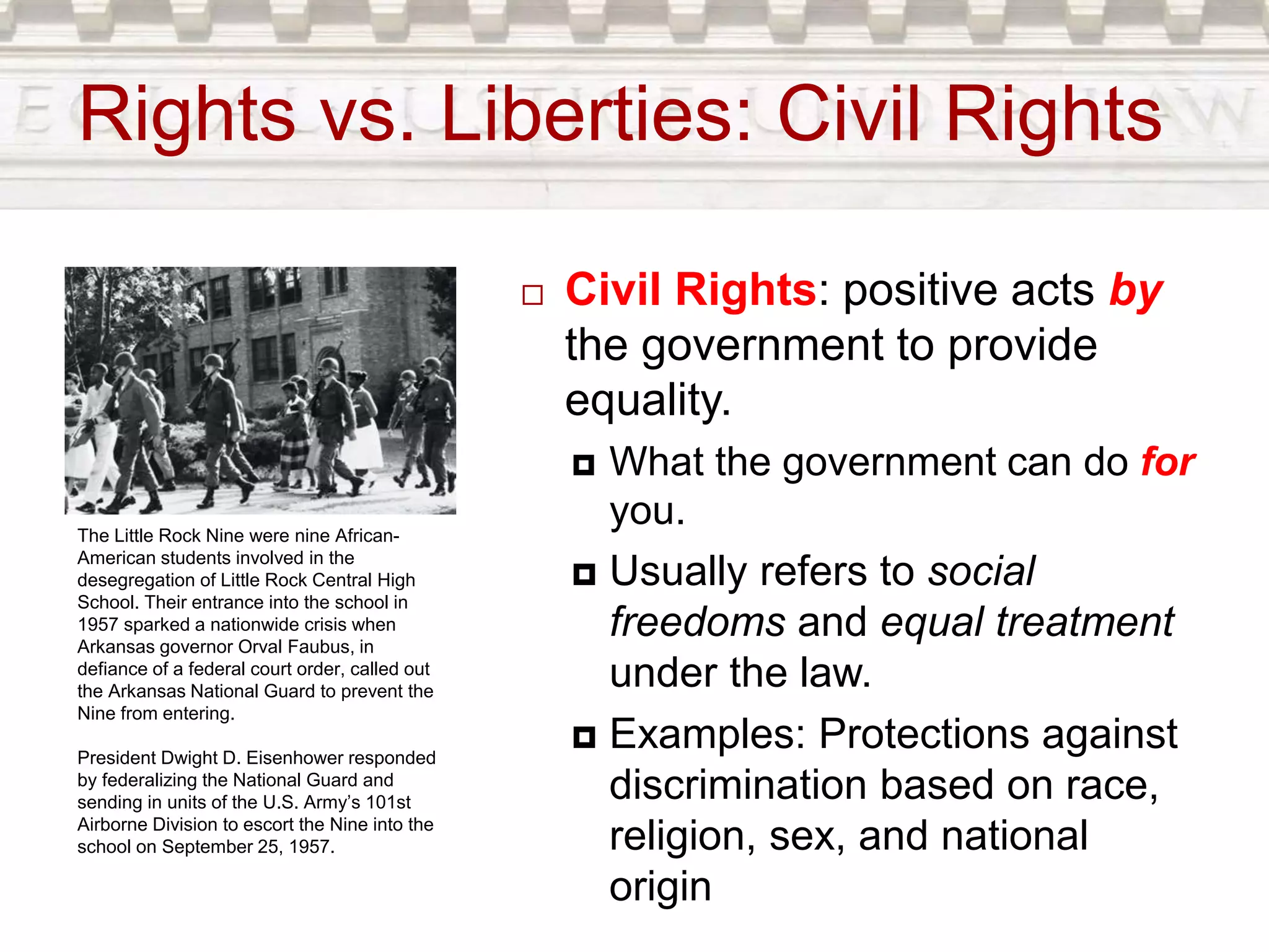 Rights liberties lecture | PPT