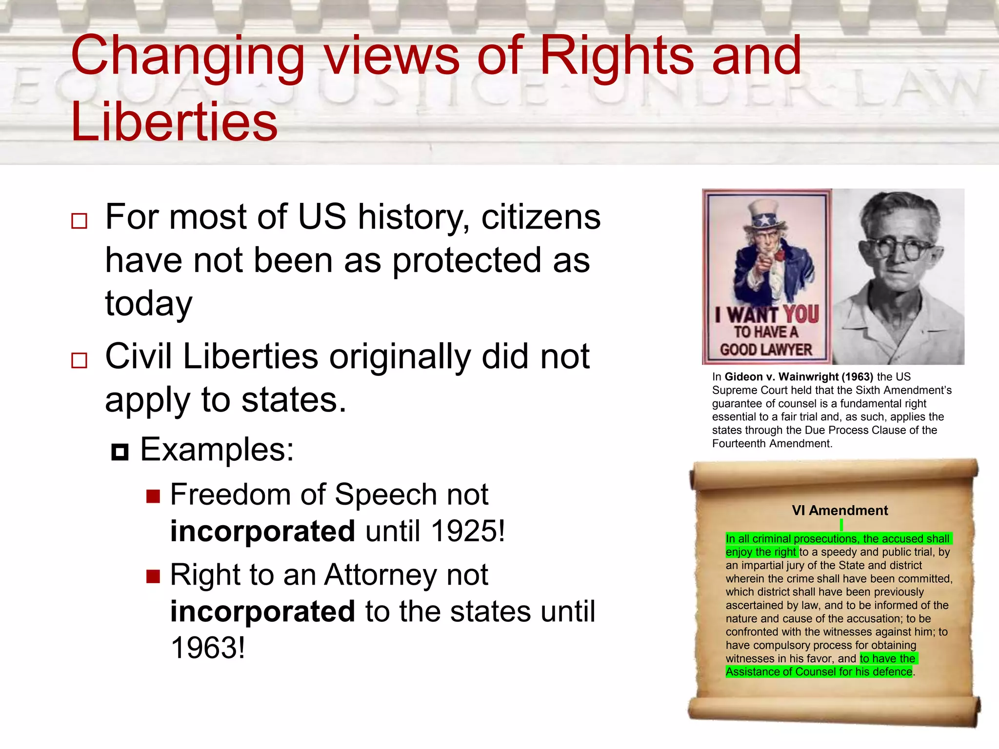 Rights liberties lecture | PPT