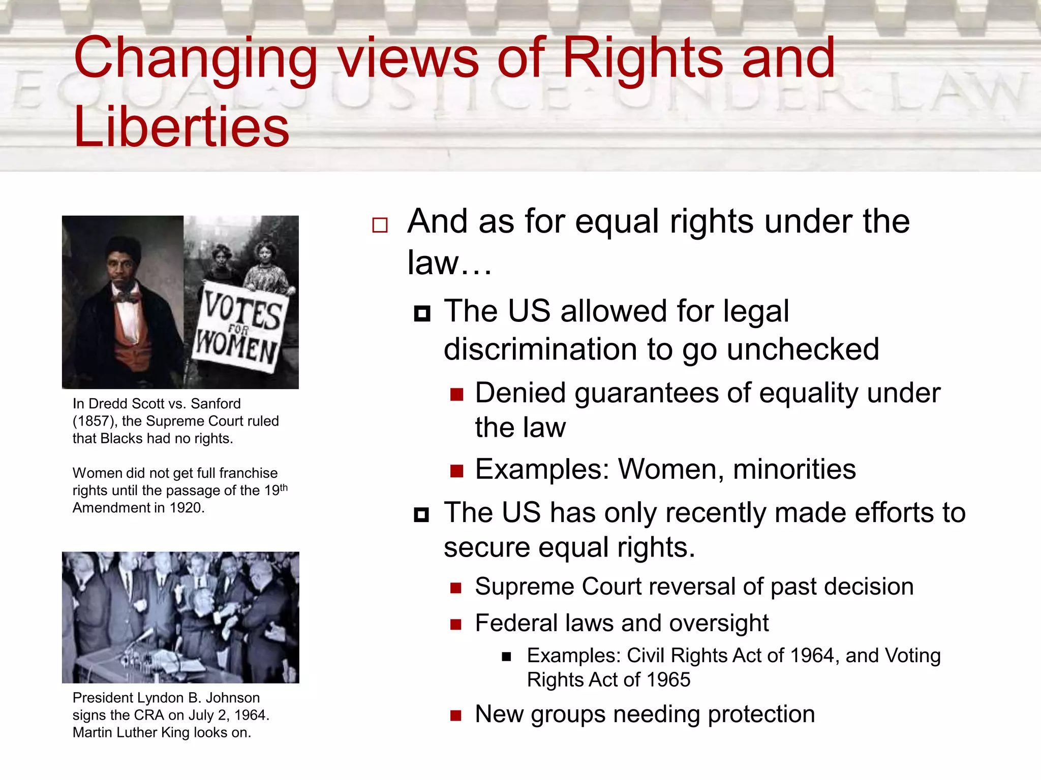 Rights liberties lecture | PPT