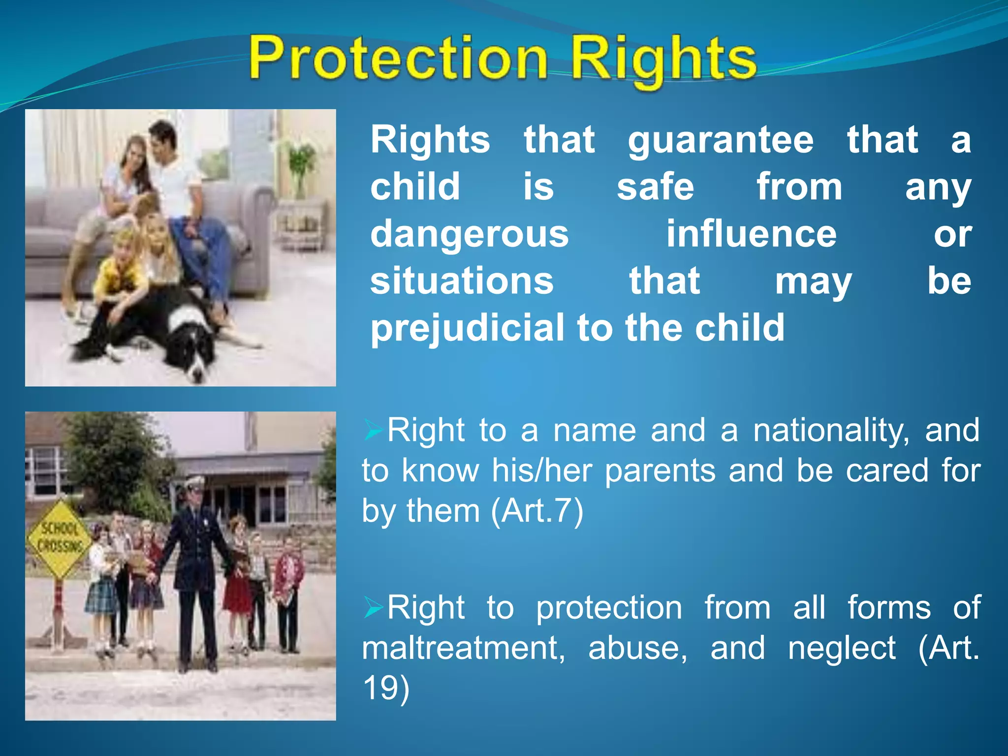 `Rights of a child | PPTX