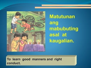 Good Manners And Right Conduct Tagalog