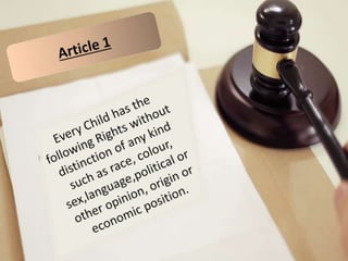 Rights of a child | PPTX