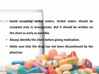 Rights of administration of medication | PPTX