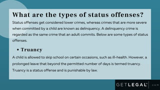 Rights of an accused in a status offense | PDF