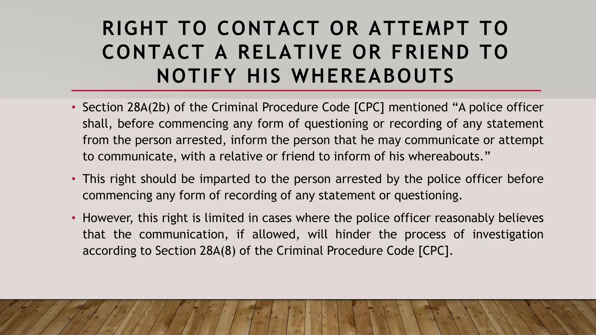 Rights of An Accused Person in Malaysia | PDF