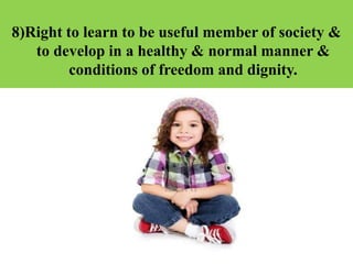 Rights of children | PPTX
