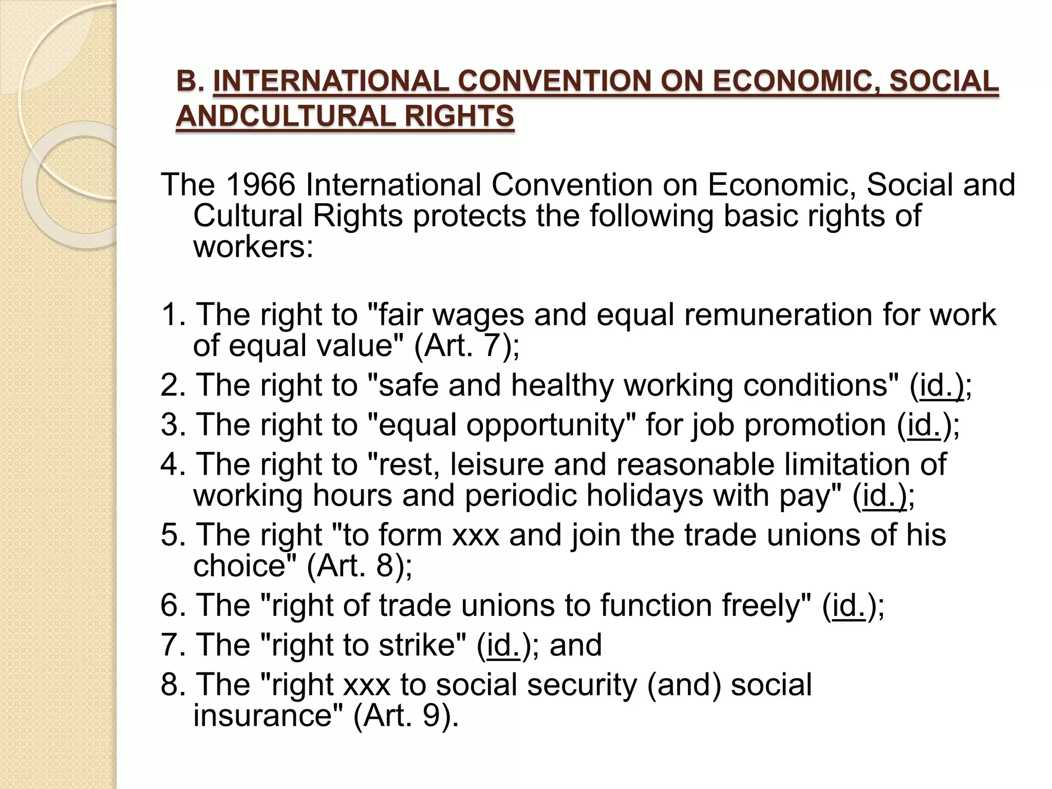 Rights of filipino workers | PPTX