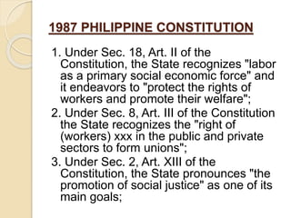 Rights of filipino workers | PPTX