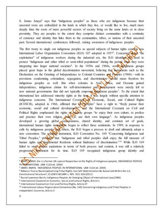 Rights of indigenous people | DOCX