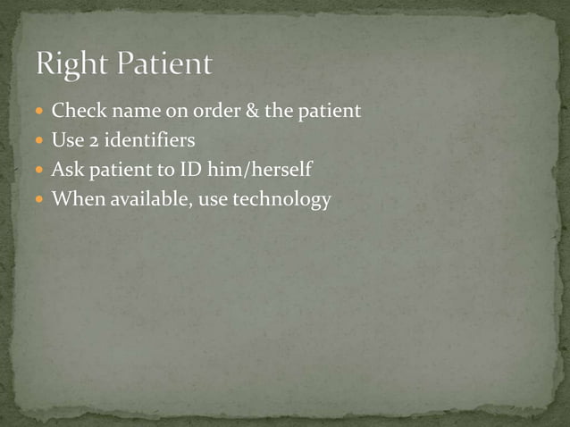 Rights of medication administration | PPTX | Pharmaceutical Drugs ...