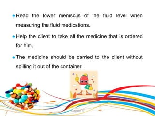RIGHTS OF MEDICINE ADMINISTRATION .PPT.9 | PPT