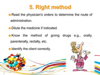 RIGHTS OF MEDICINE ADMINISTRATION .PPT.9 | PPT