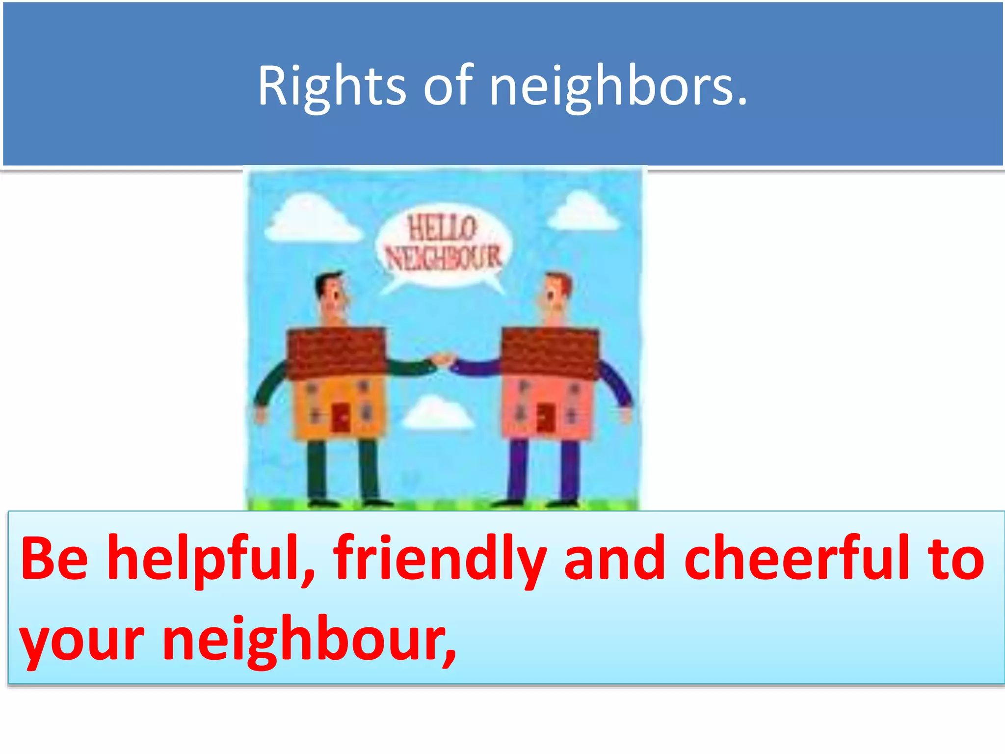Rights of neighbors, the sick and the Orphans in Islam | PPTX