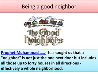 Rights of neighbors, the sick and the Orphans in Islam | PPTX