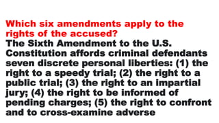 Rights of the accused | PPTX