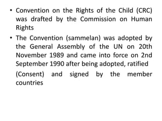 Rights of the child and entitlements | PPT