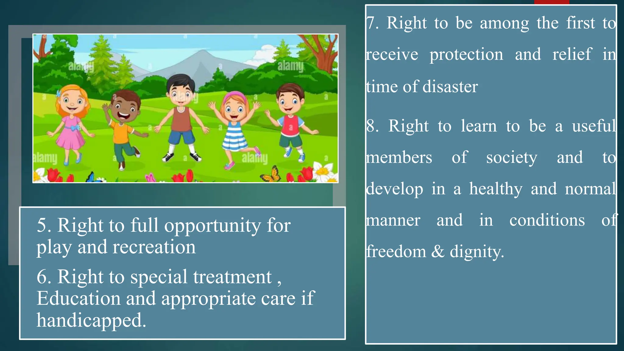 RIGHTS OF THE CHILDREN- 10 basic Rights of child | PPTX