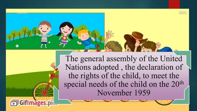 RIGHTS OF THE CHILDREN- 10 basic Rights of child | PPT