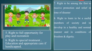RIGHTS OF THE CHILDREN- 10 basic Rights of child | PPT