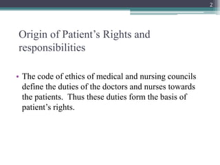 Rights of the patient | PPTX