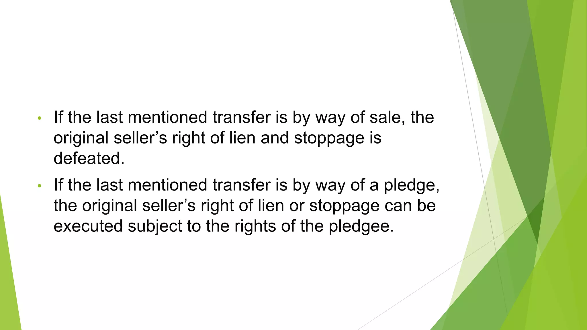 Rights of Unpaid Seller Against Goods.pptx