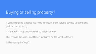 Rights of way in Irish Law-What You Should Know | PPTX