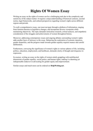 Rights Of Women Essay.pdf