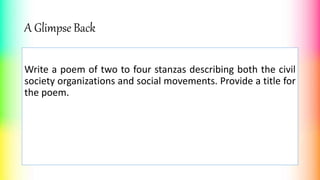 Rights, privileges and responsibilities of a citizen | PPTX