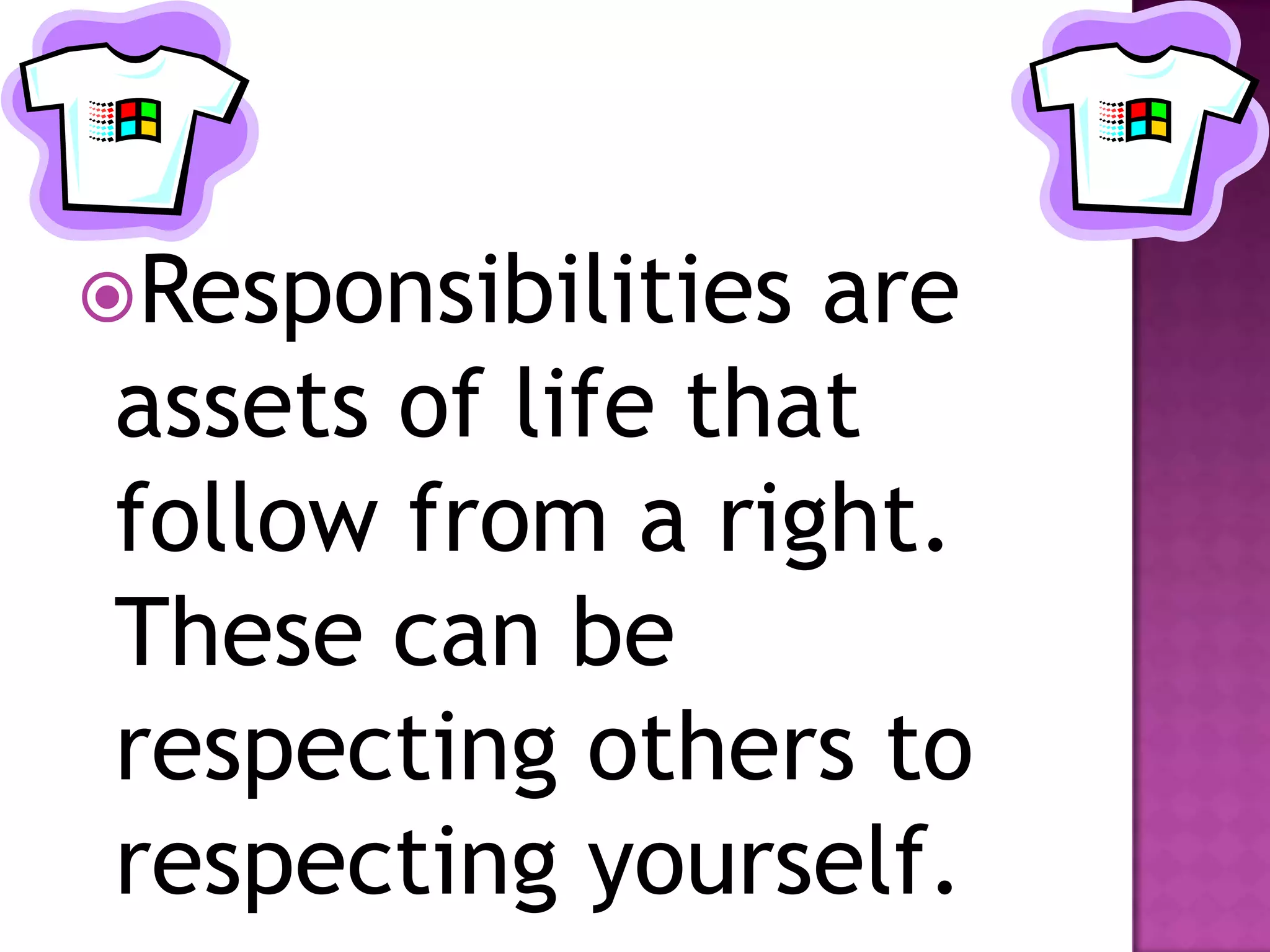 Rights & responsibilities | PPTX