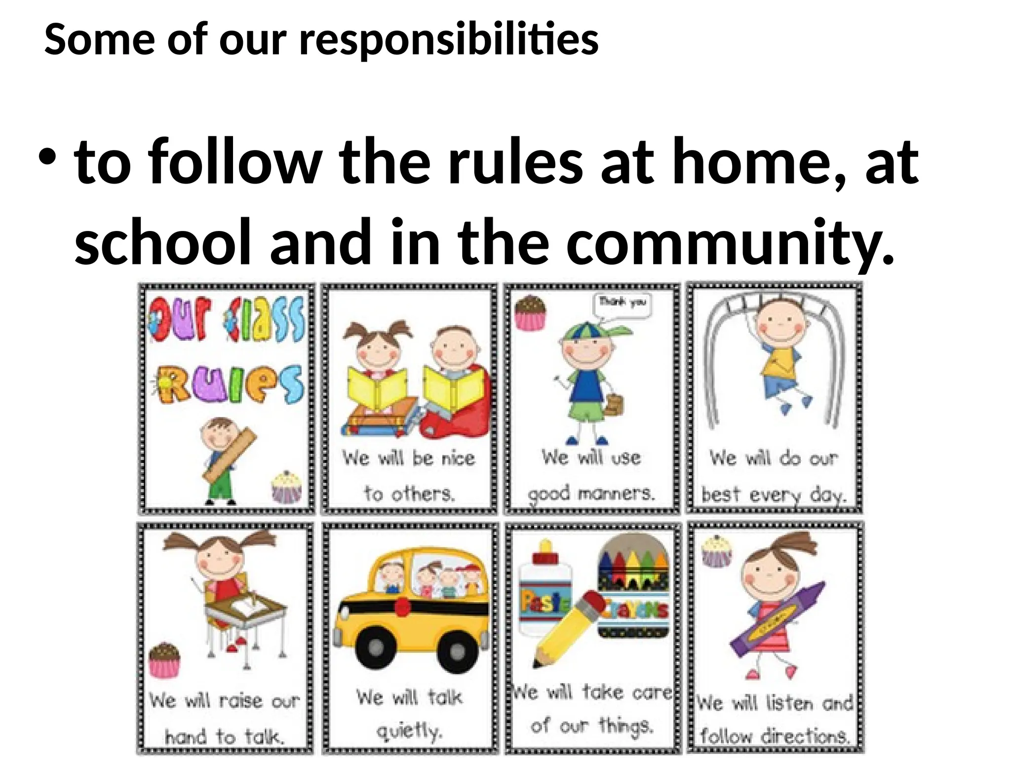 Students Rights and Responsibilities at School | PPTX