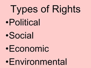 Rights, Responsibilities, And Kinds Of Law | PPT