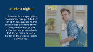 Student and College Rights & Responsibilities | PPT